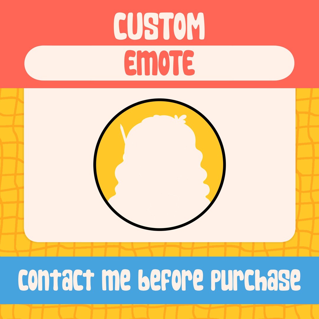 Custom Emote Design for Twitch, Streamers, Discord, Unique Personalized ...