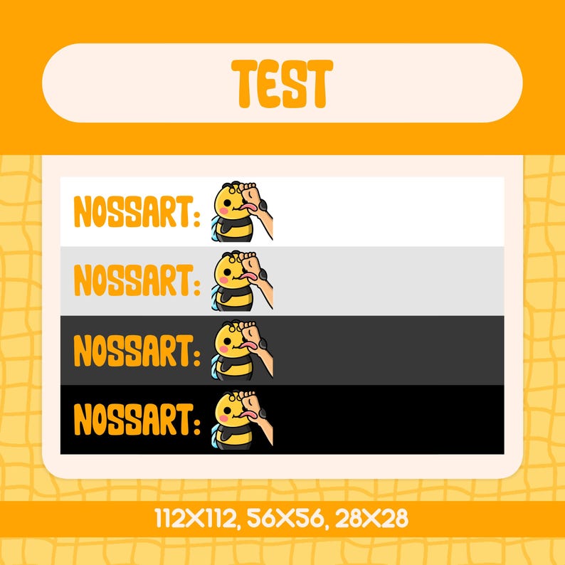 Kawaii Feet Licking Bee Animated Emote for Twitch, Discord (digital ...