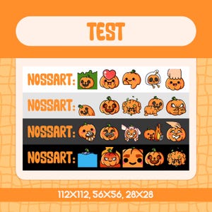 18 Kawaii Pumpkin Animated Emotes for Twitch and Discord, Cute ...