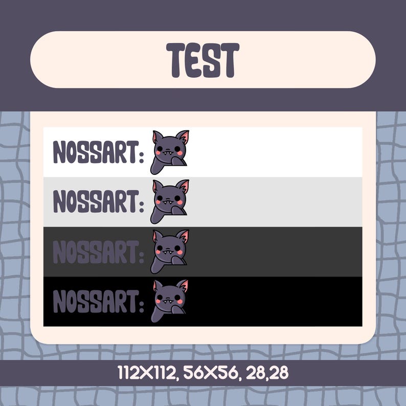 Kawaii Bongo Bat Animated Emote, Twitch Discord (digital Download) - Etsy