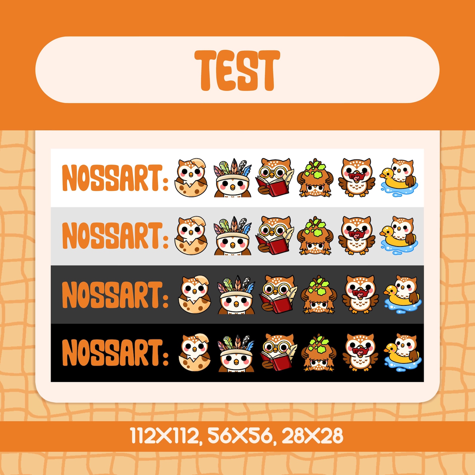 6 Kawaii Owl Emotes Pack for Twitch, Discord - Etsy