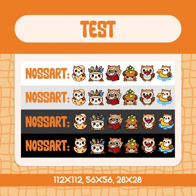 6 Kawaii Owl Emotes Pack for Twitch, Discord - Etsy