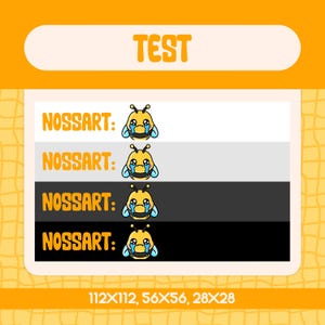 Kawaii Crying Bee Animated Emote for Twitch, Discord (digital Download ...