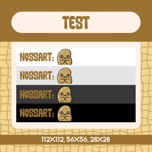 Kawaii Uwu Potato Animated Emote for Twitch and Discord, Adorable ...