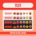 Kawaii Tomato Emotes Pack, Twitch and Discord Streamer Set (digital ...