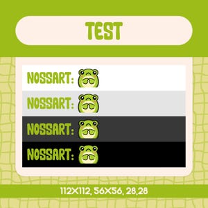 Animated UWU Frog Emote for Streamers, Kawaii Shy Frog Twitch Reaction ...