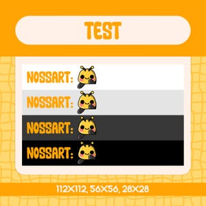 Kawaii Bongo Bee Animated Emote for Twitch and Discord, Cute and ...