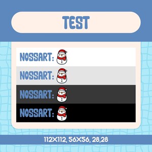 Kawaii Melting Snowman Animated Emote for Twitch, Cute Christmas and ...