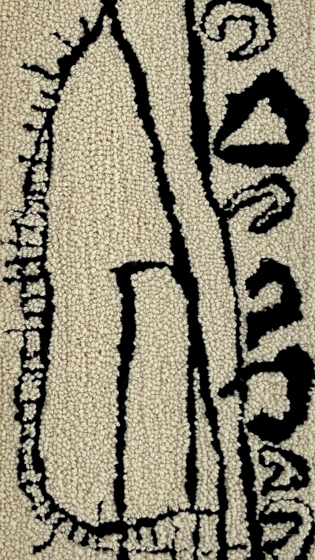 Interlinked Space Tufted Wall Hanging Textile Wall Art for Modern ...