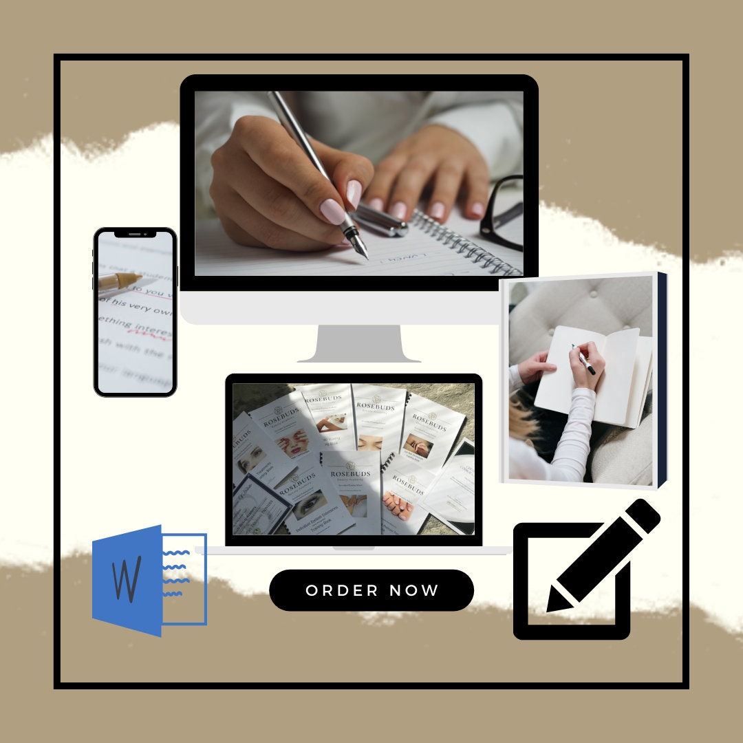 Editable Threading Training Manuals - Etsy