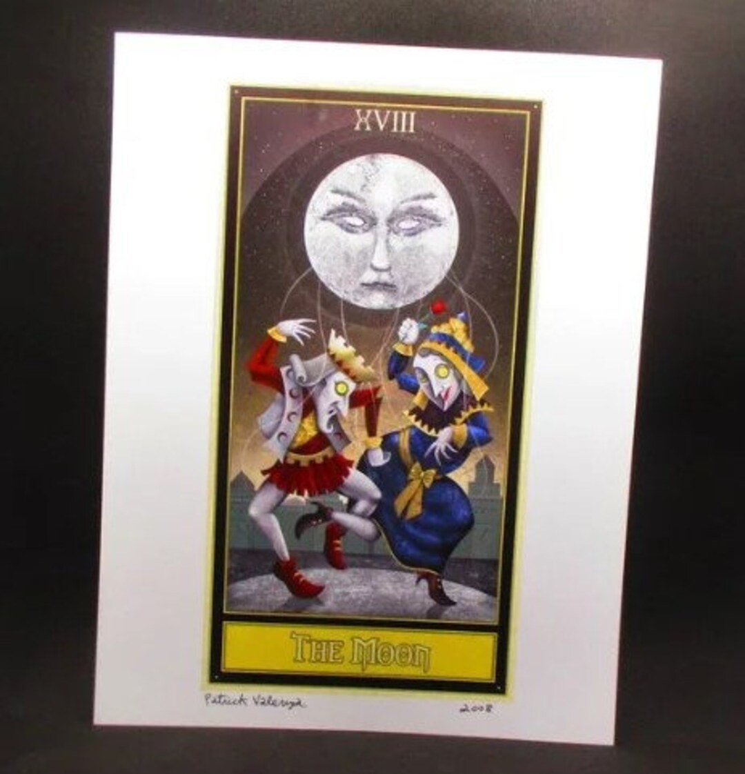 Deviant Moon Tarot Art Print SIGNED the Moon Patrick Valenza - Etsy