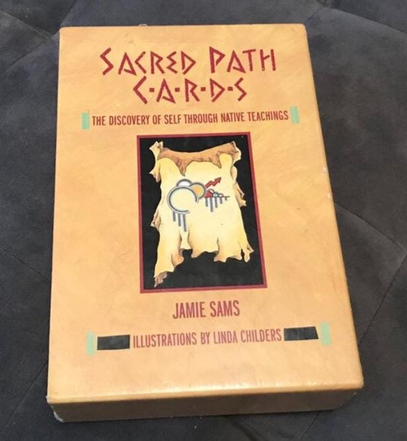 Sacred Path Cards Jamie Sams Vintage 1990 Native American Oracle Cards ...
