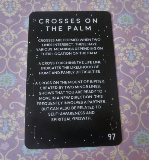 Palm Reading Cards OOP Learn Palmistry 100 Card Deck - Etsy