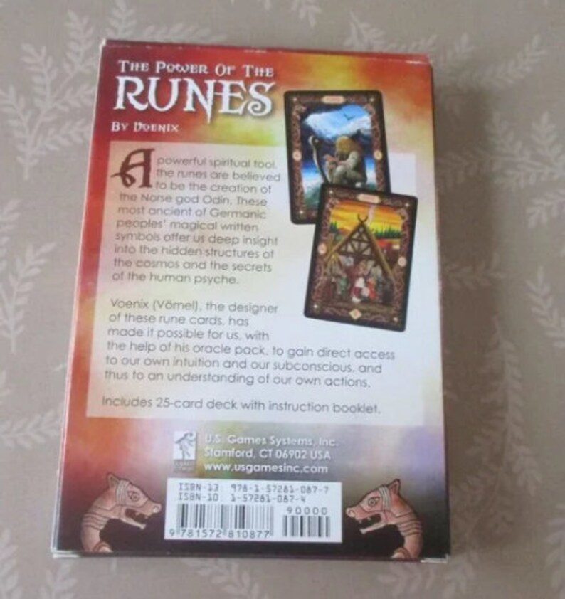 The Power of the Runes Oracle Cards Norse Mythology - Etsy