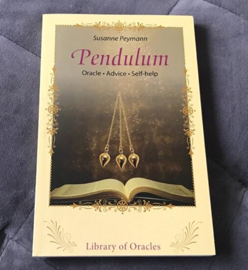 Pendulum Set Book by Susanne Peymann W/ Jade Pendulum & Taffeta Bag - Etsy