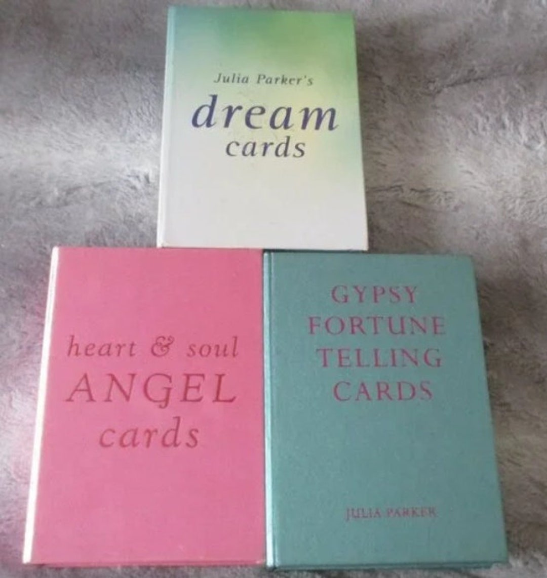 Bundle of 3 Oracle Card Decks Dream Cards Angel Cards Fortune Telling ...