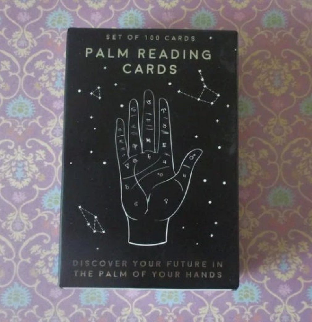Palm Reading Cards OOP Learn Palmistry 100 Card Deck - Etsy