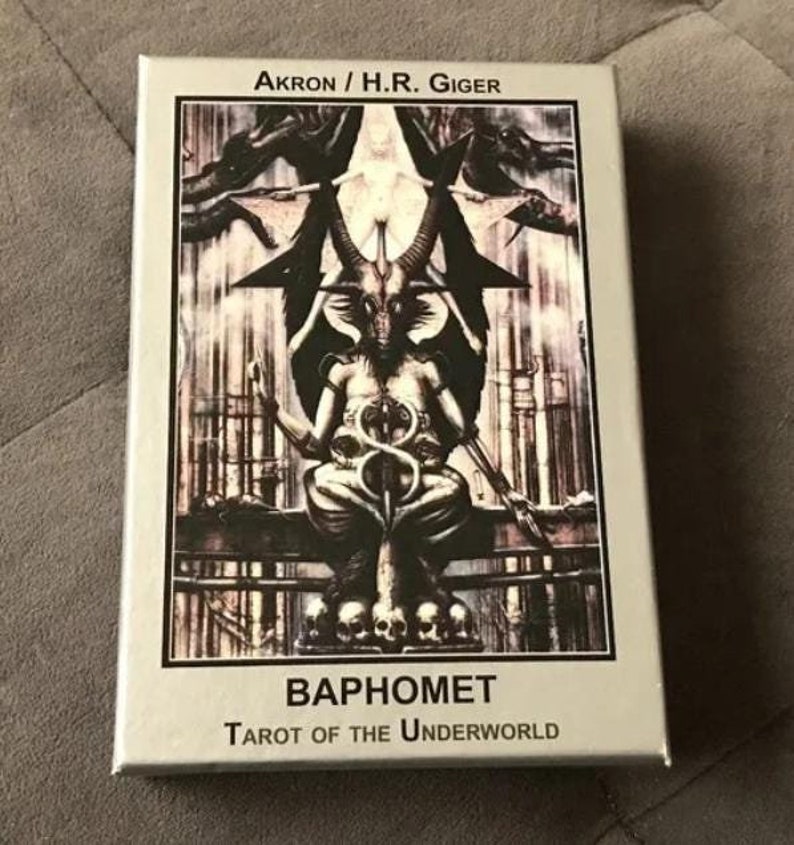 Baphomet Tarot of the Underworld RARE H.R. Giger Alien Artist - Etsy