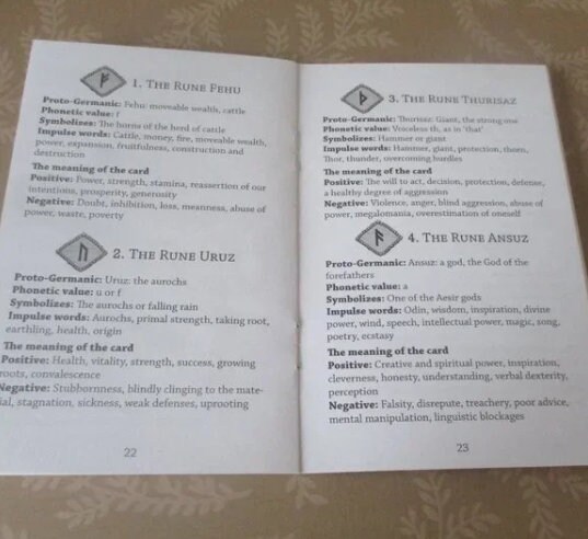 The Power of the Runes Oracle Cards Norse Mythology - Etsy