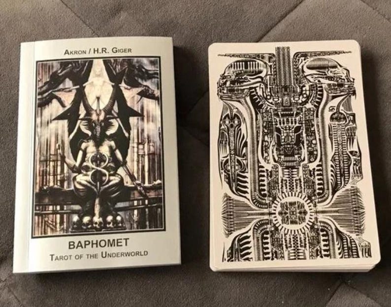 Baphomet Tarot of the Underworld RARE H.R. Giger Alien Artist - Etsy