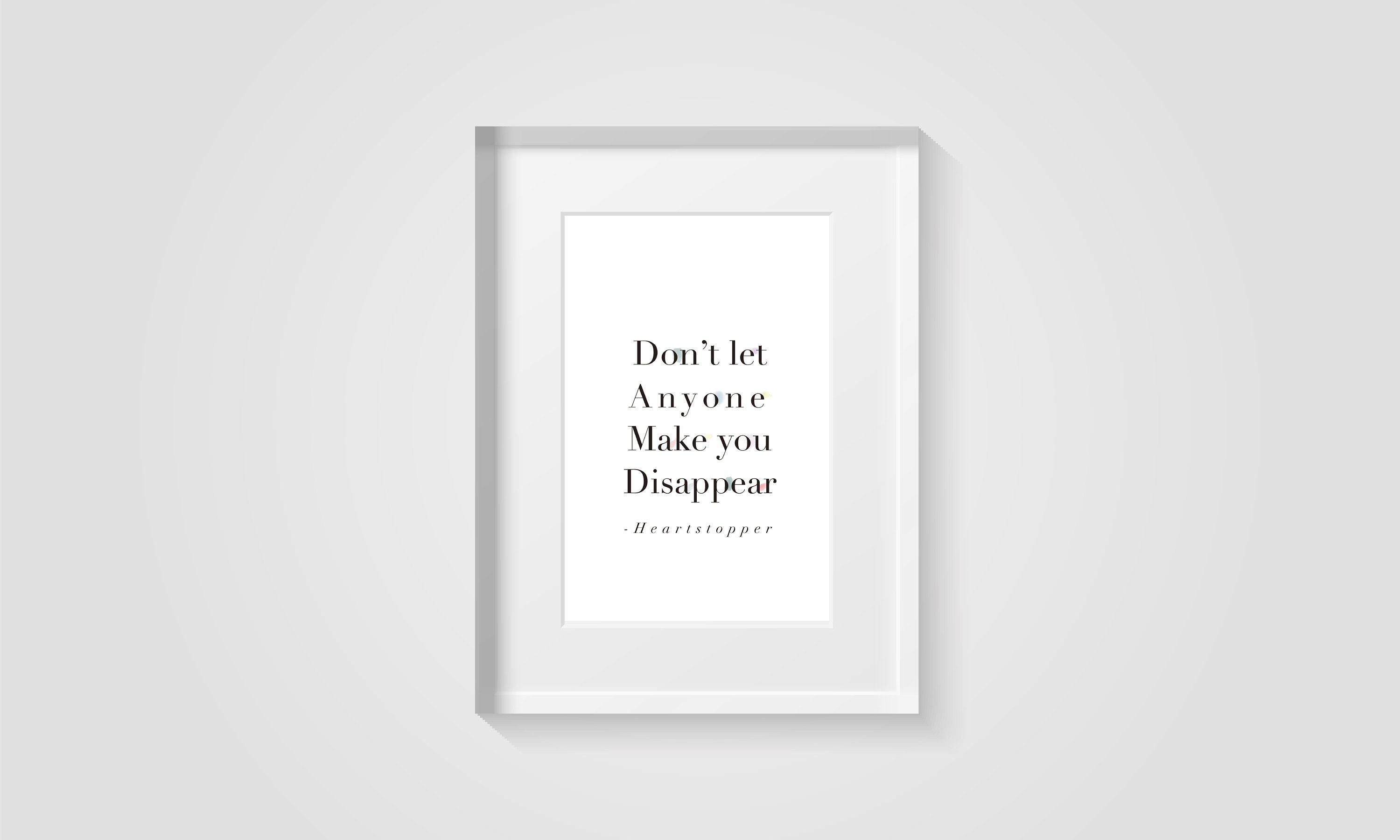 Heartstopper Quote Print: Alice Oseman LGBTQ+ Series (digital Download ...
