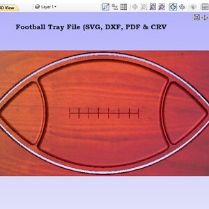 Football Serving Tray, Football Party Tray, Football Vector, Football ...