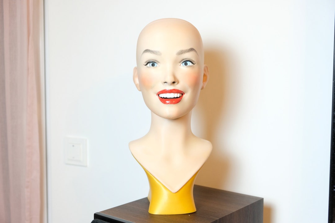 Mannequin Hat Head Fashion Bust Own Design PLA 3D Home Decoration Pin ...