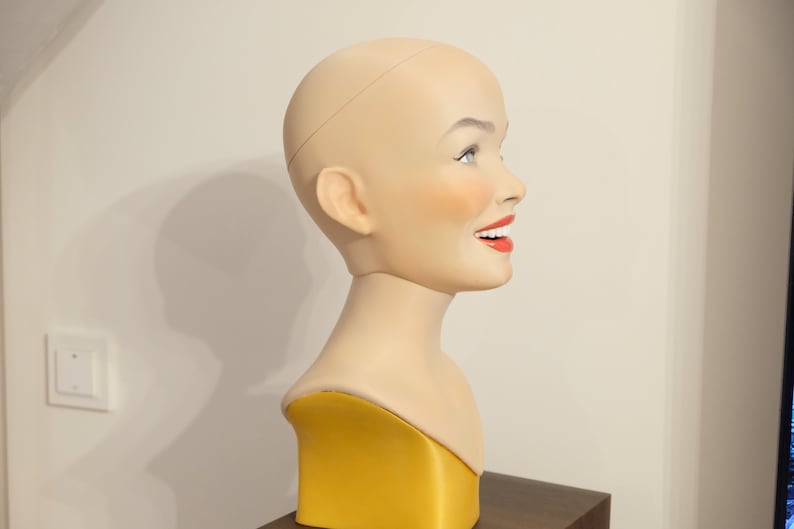 Mannequin Hat Head Fashion Bust Own Design PLA 3D Home Decoration Pin ...