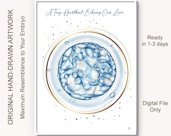 Custom Embryo Watercolor Painting - Etsy