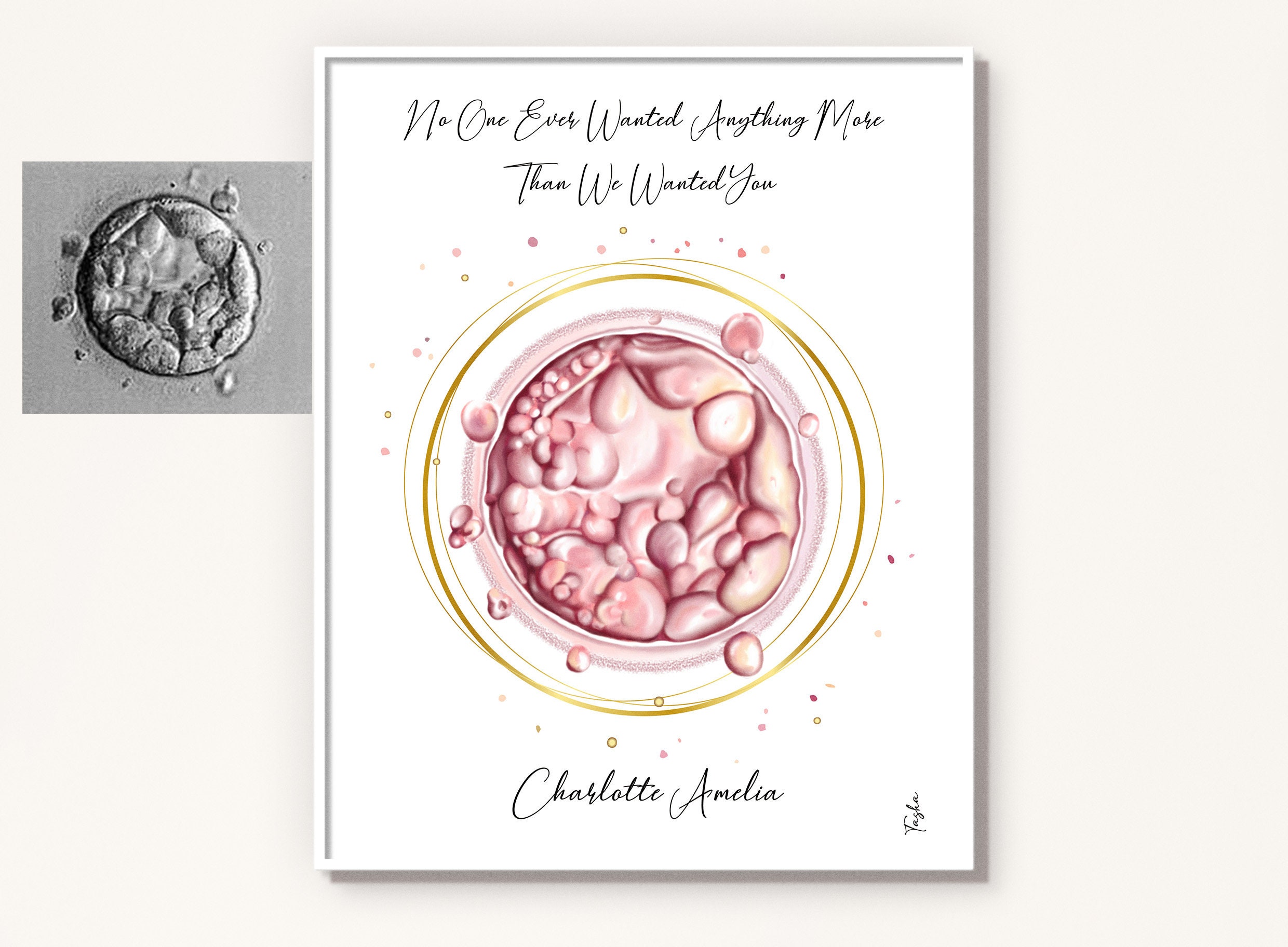 Unique Custom IVF Embryo Painting Ivf Pregnancy Gift - Etsy Australia