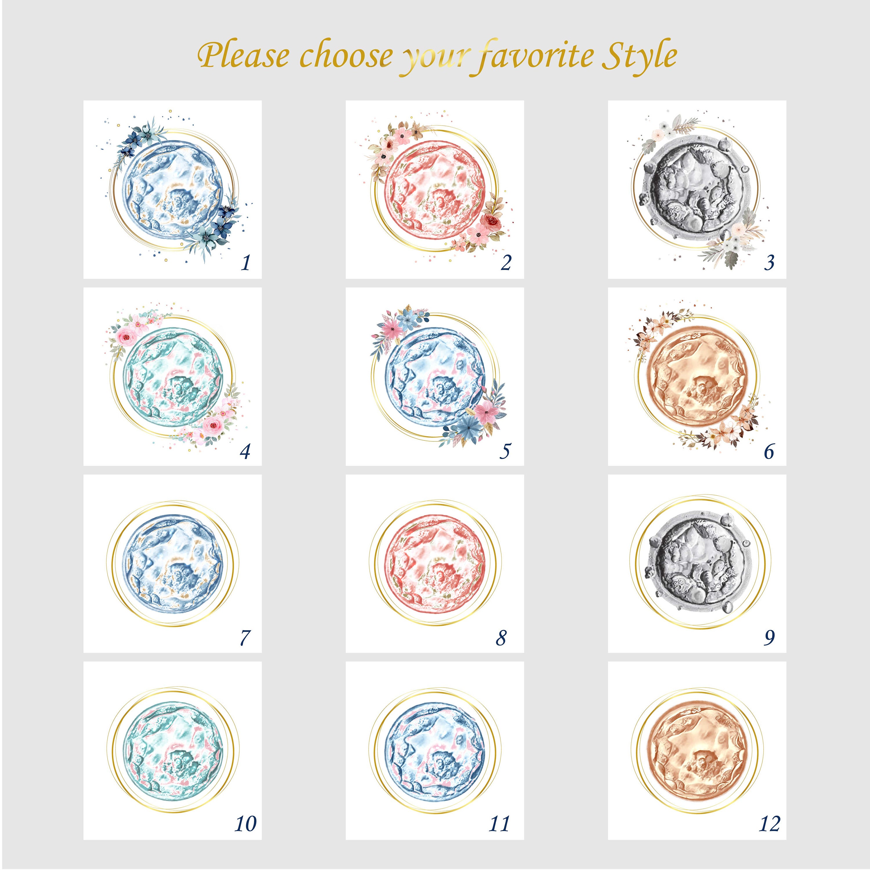 Unique IVF Embryo Art Custom Watercolor Embryo Painting - Etsy