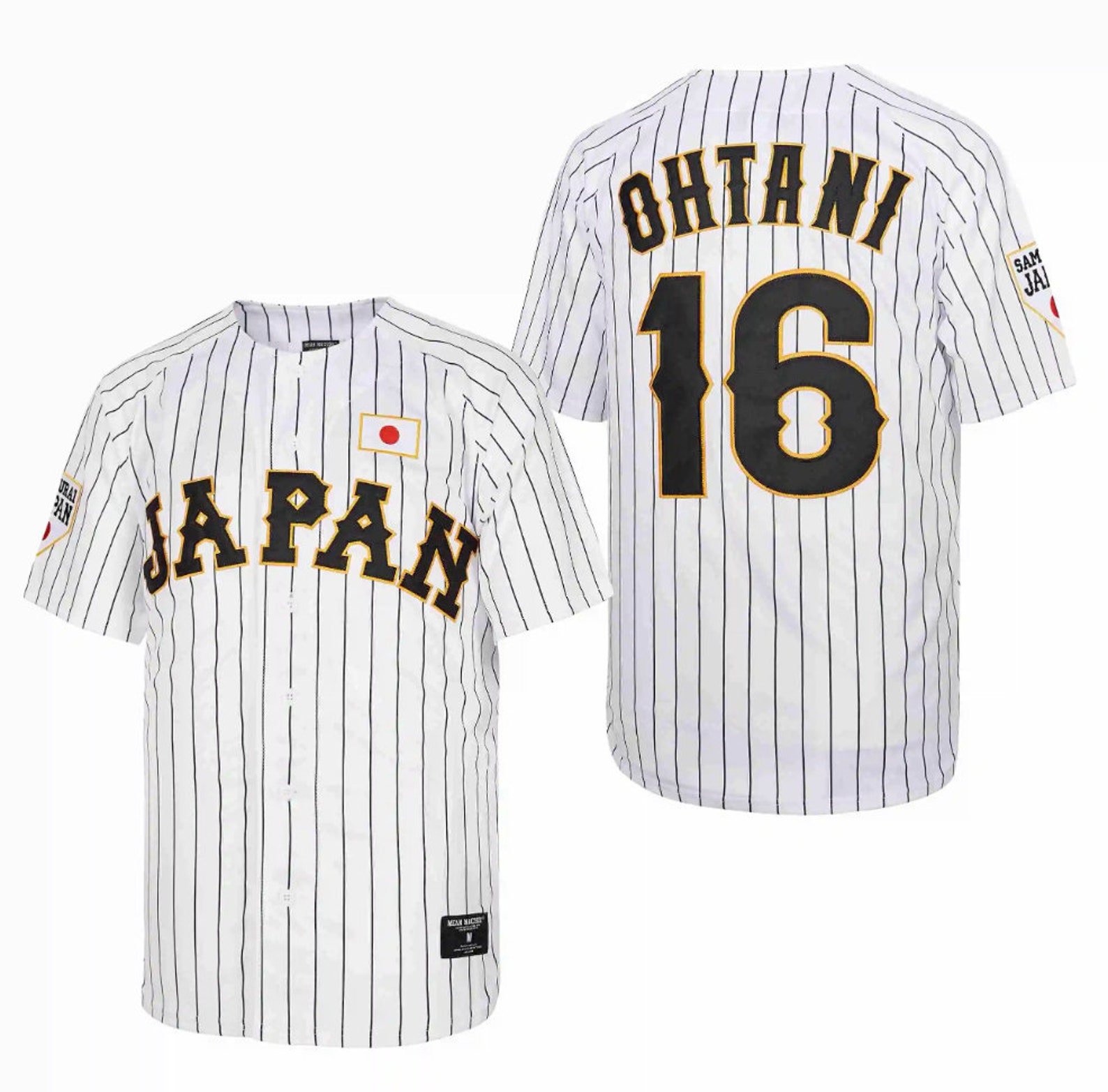 Shohei Ohtani 16 Japan National Baseball Team Jersey world Baseball ...