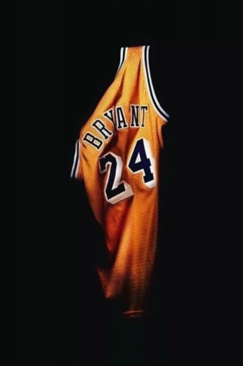 Kobe Bryant 24 Hanging Jersey Canvas Print Multiple Sizes - Etsy