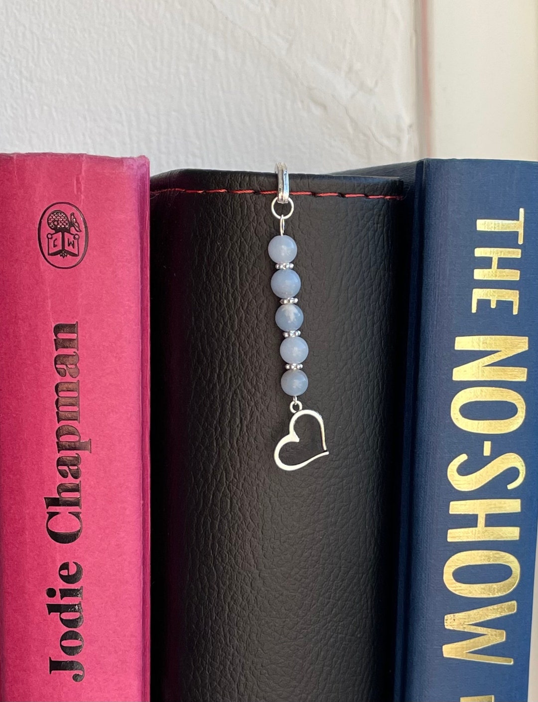 Angelite Bookmark, Design Your Own, Crystal Bookmark, Gemstone Bookmark ...