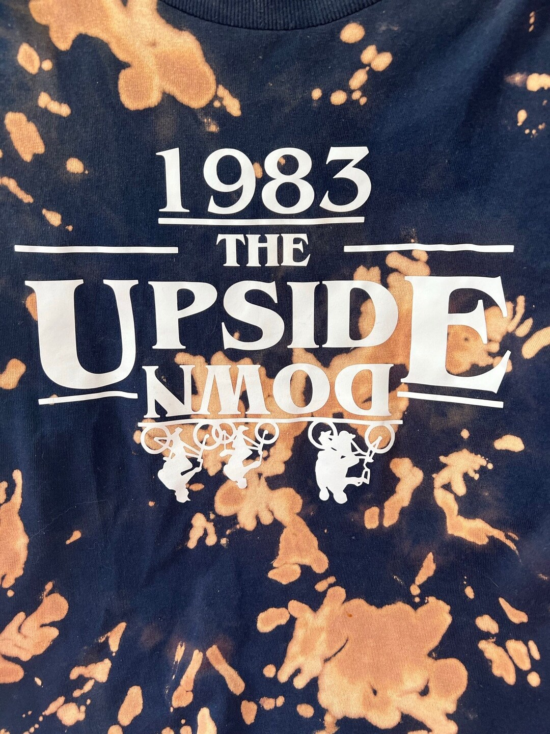 Upside Down Tie Die T-shirt - Etsy