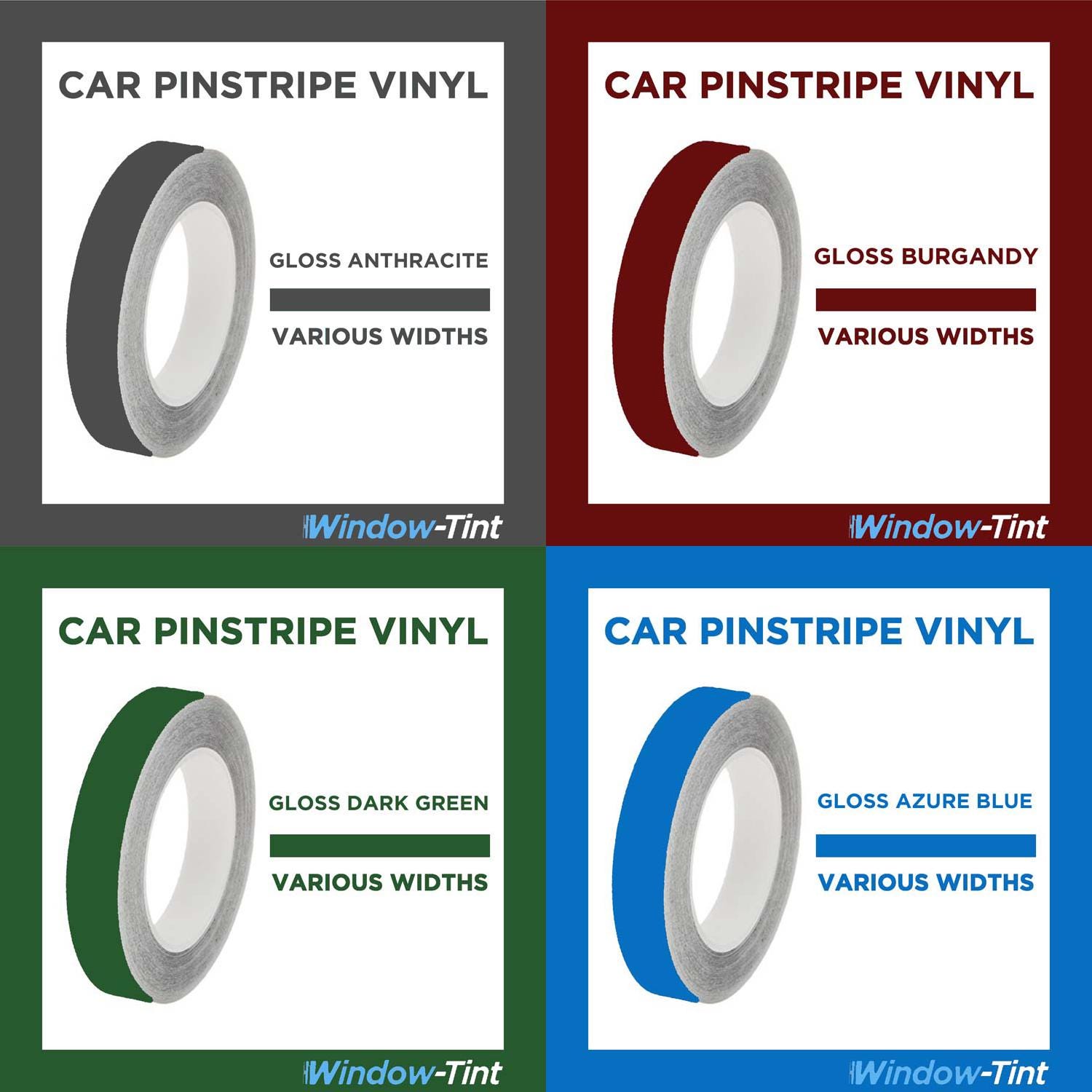 Pin Stripe Tape Pinstripe Roll Pinstriping Vinyl Car Sticker - 10m ...