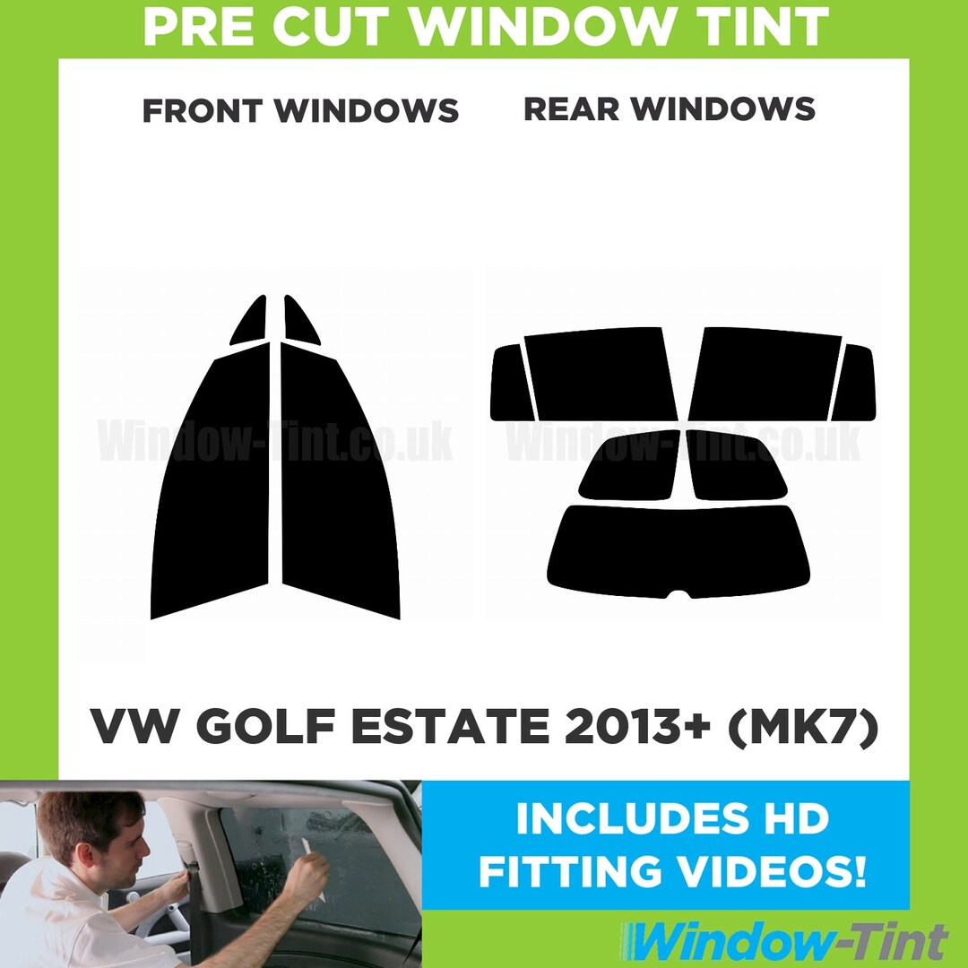 For VW Golf Estate - 2013 and Newer (MK7) Pre Cut Car Window Tint Kit ...