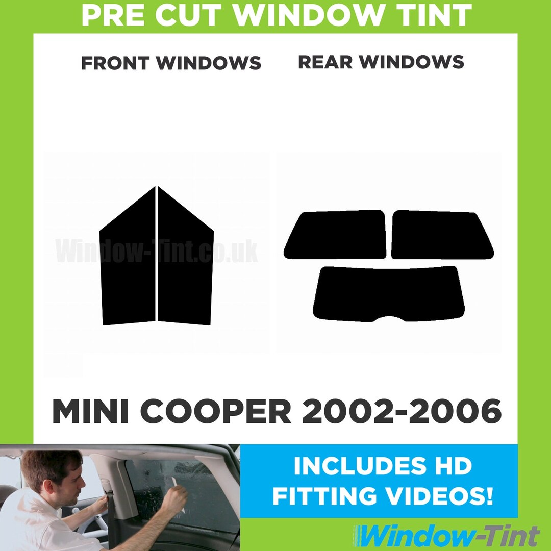 For Mini Cooper - 2002 to 2006 Pre Cut Car Window Tint Kit - Front/rear ...