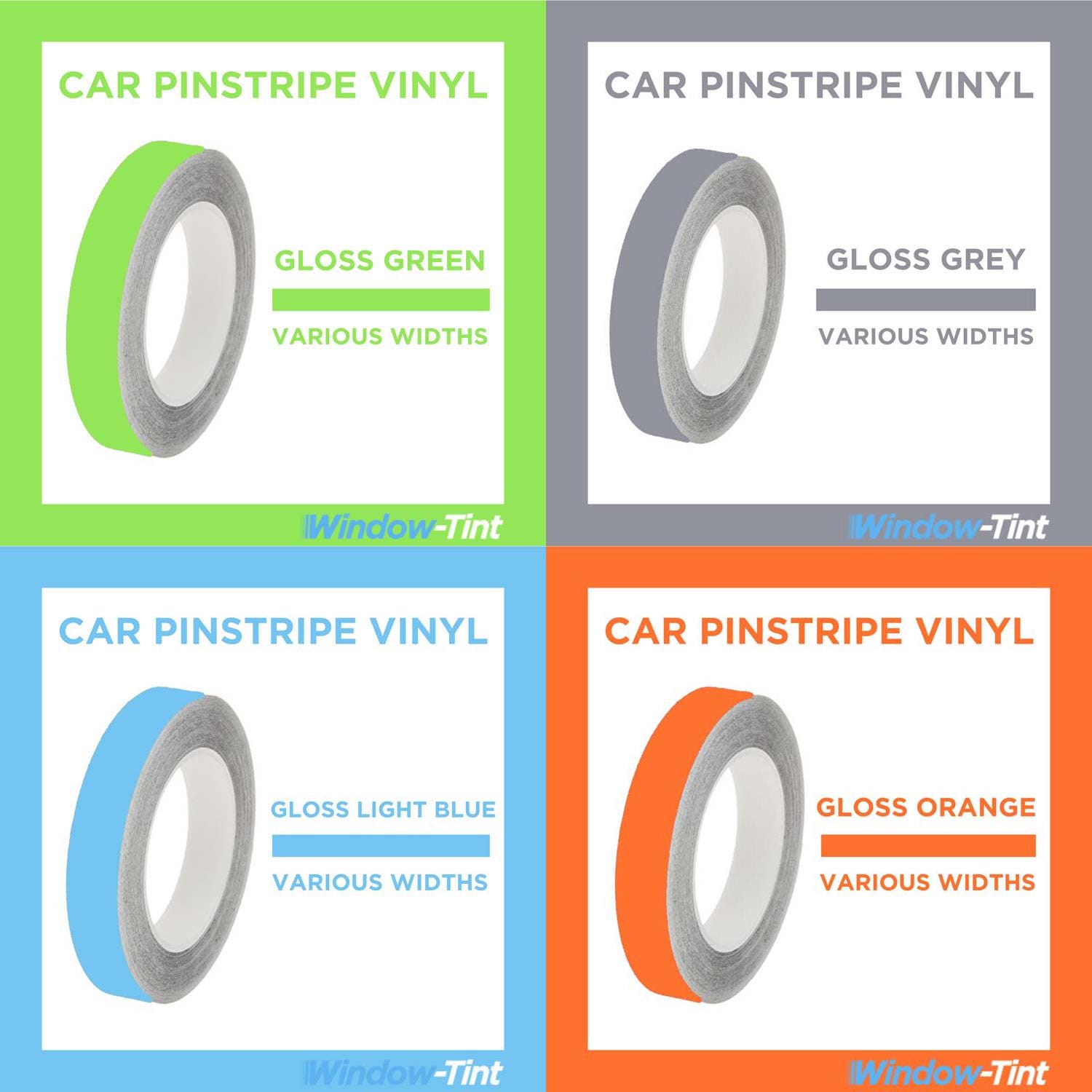 Pin Stripe Tape Pinstripe Roll Pinstriping Vinyl Car Sticker - 10m ...