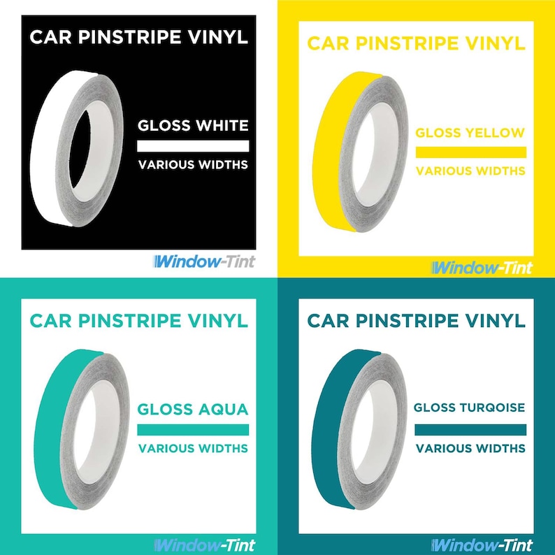 Pin Stripe Tape Pinstripe Roll Pinstriping Vinyl Car Sticker - 10m ...