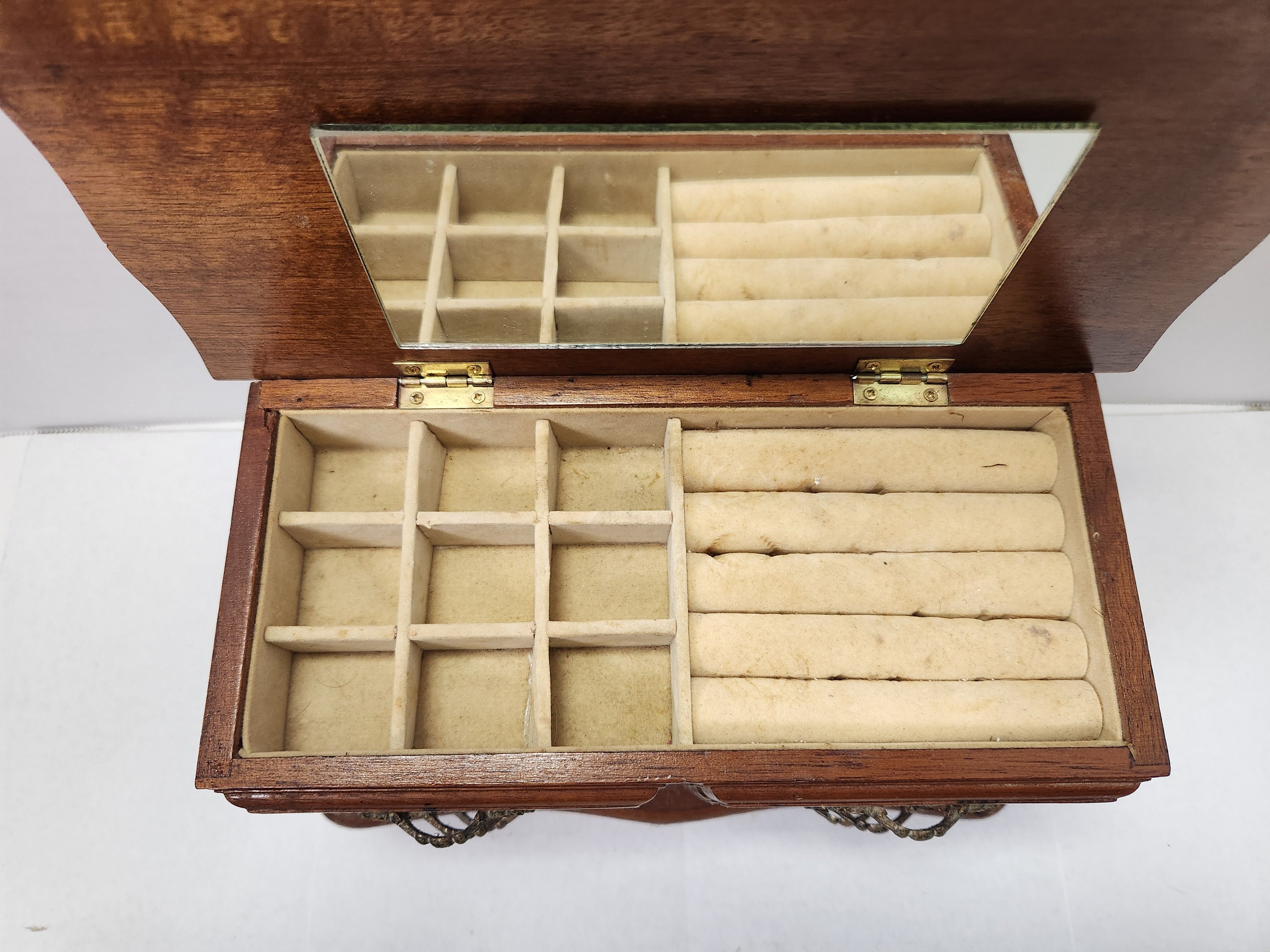 Vintage Centurion Wood Jewelry Box - Etsy