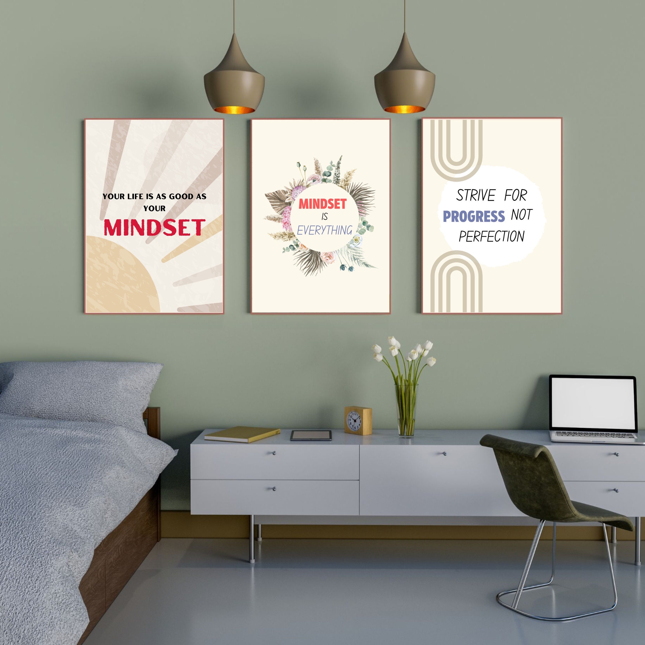 Growth Mindset Poster, Positive Mindset , Classroom Poster, Mindset ...