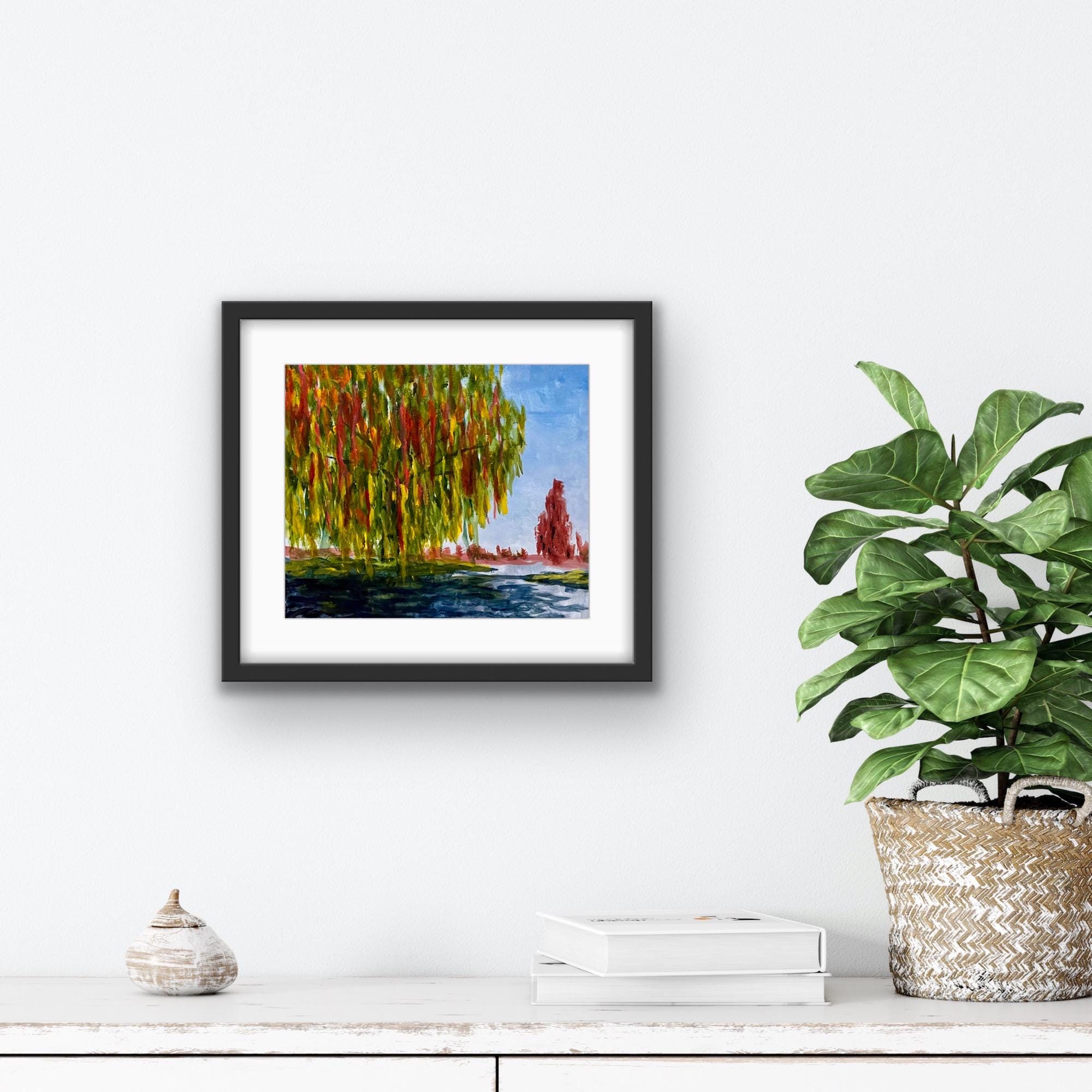 Weeping Willow Art Print - Etsy