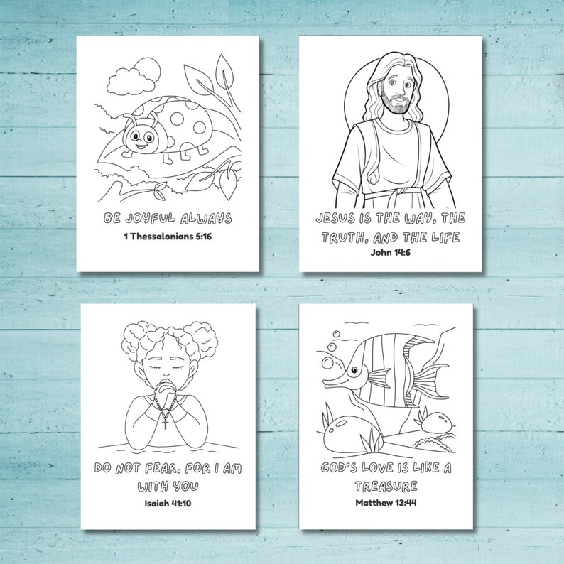 35 Bible Verse Coloring Pages for Preschoolers - the Perfect Preschool ...