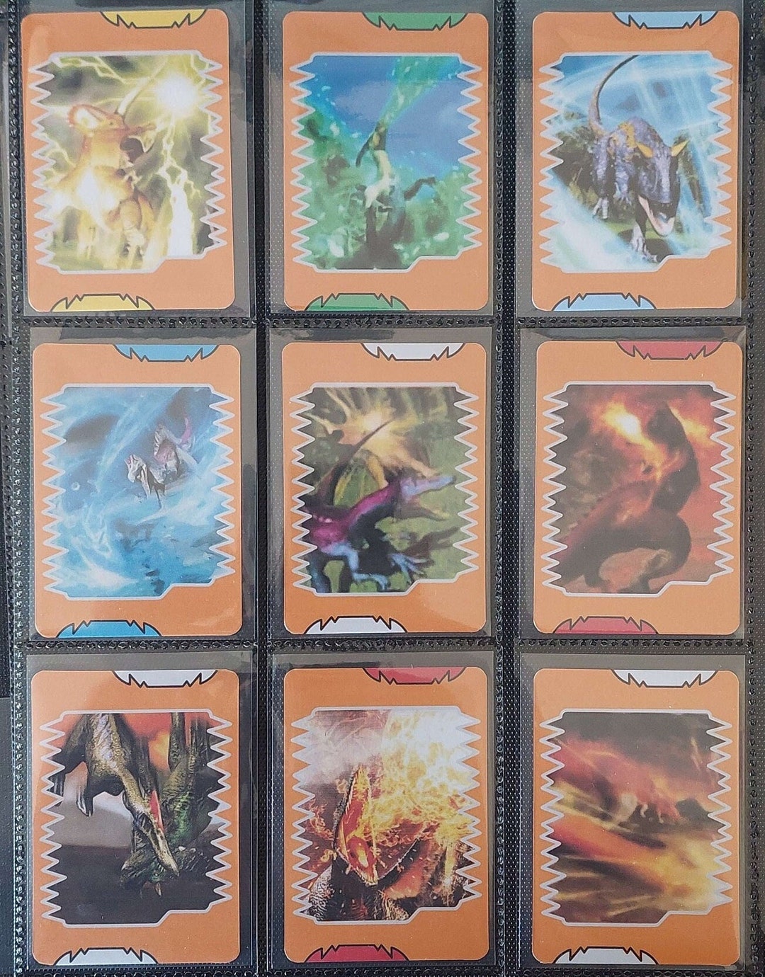 Dinosaur King Replica Anime Move Cards - Etsy