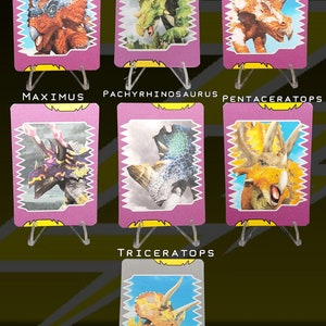 Dinosaur King Replica Spectral Armor Cards - Etsy