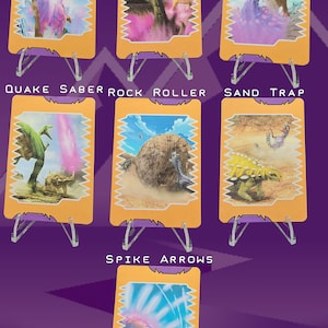 Dinosaur King Replica Anime Move Cards - Etsy