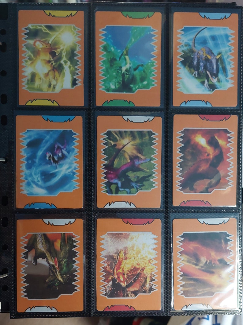 Dinosaur King Replica Anime Move Cards - Etsy