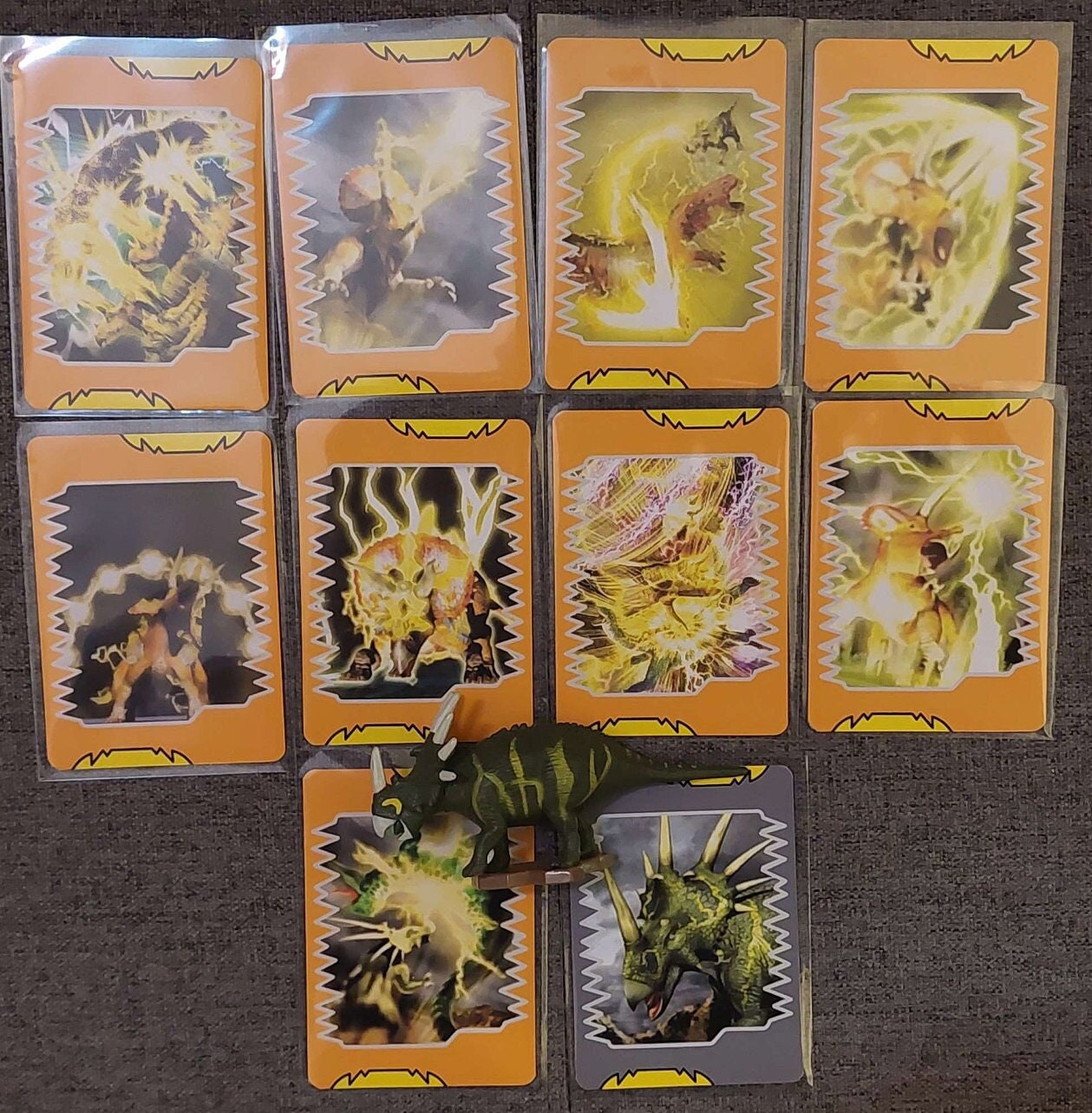 Dinosaur King Triceratops Move Cards