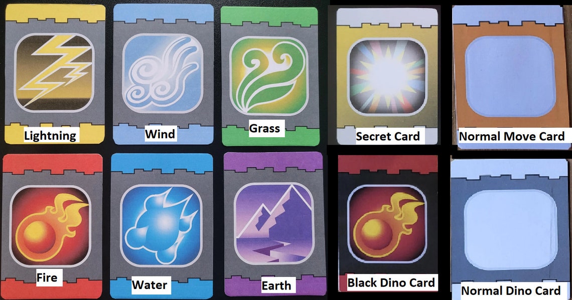 Custom Dinosaur King Cards - Etsy